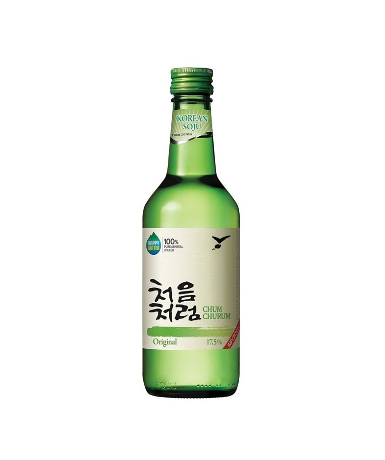 Comprar ONLINE Vino Soju original Chum churum Lotte 360ml.Alc.16,5% ...