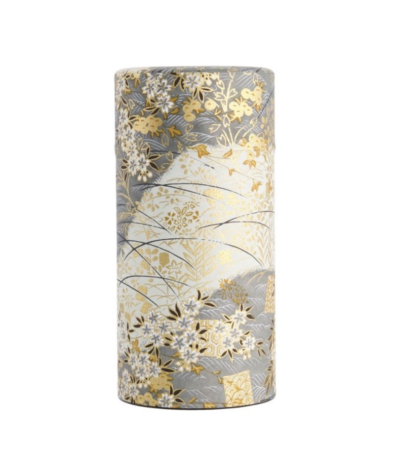 Comprar ONLINE Envase para Té Inoxidable 200g "Plata-oro" - Asian Origins