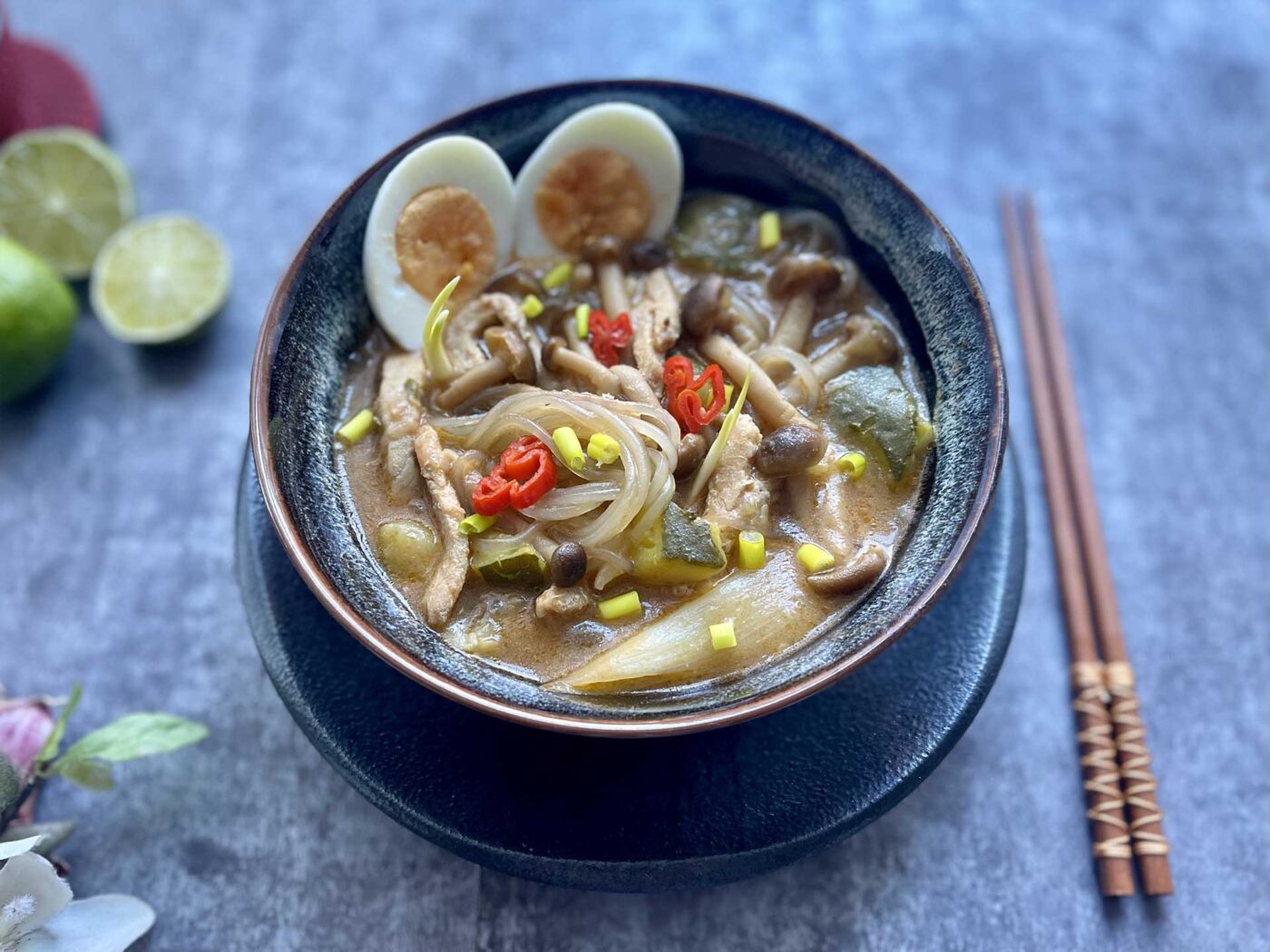 Sopa oriental con miso - Recetas asiáticas