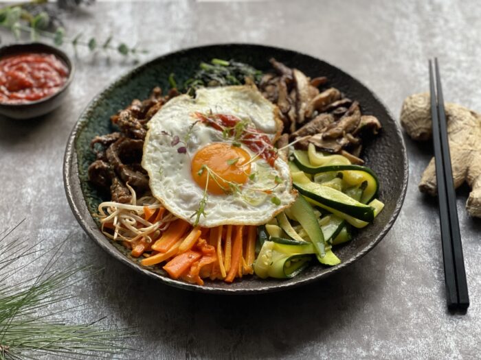 Receta de BIMBIBAP COREANO - ASIANORIGINS.ES